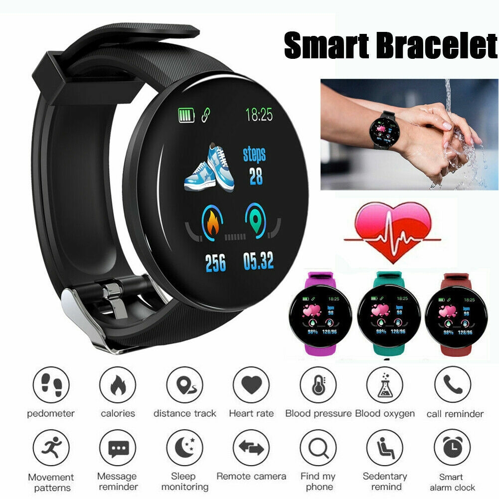 Fashion Smart Digital Watch Color Screen Bluetooth Blood Pressure ...
