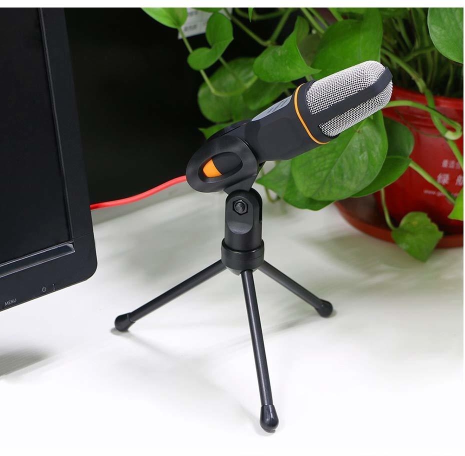 Generic Professional Microphone Jack 3.5mm Condenser Mic With Tripod ...