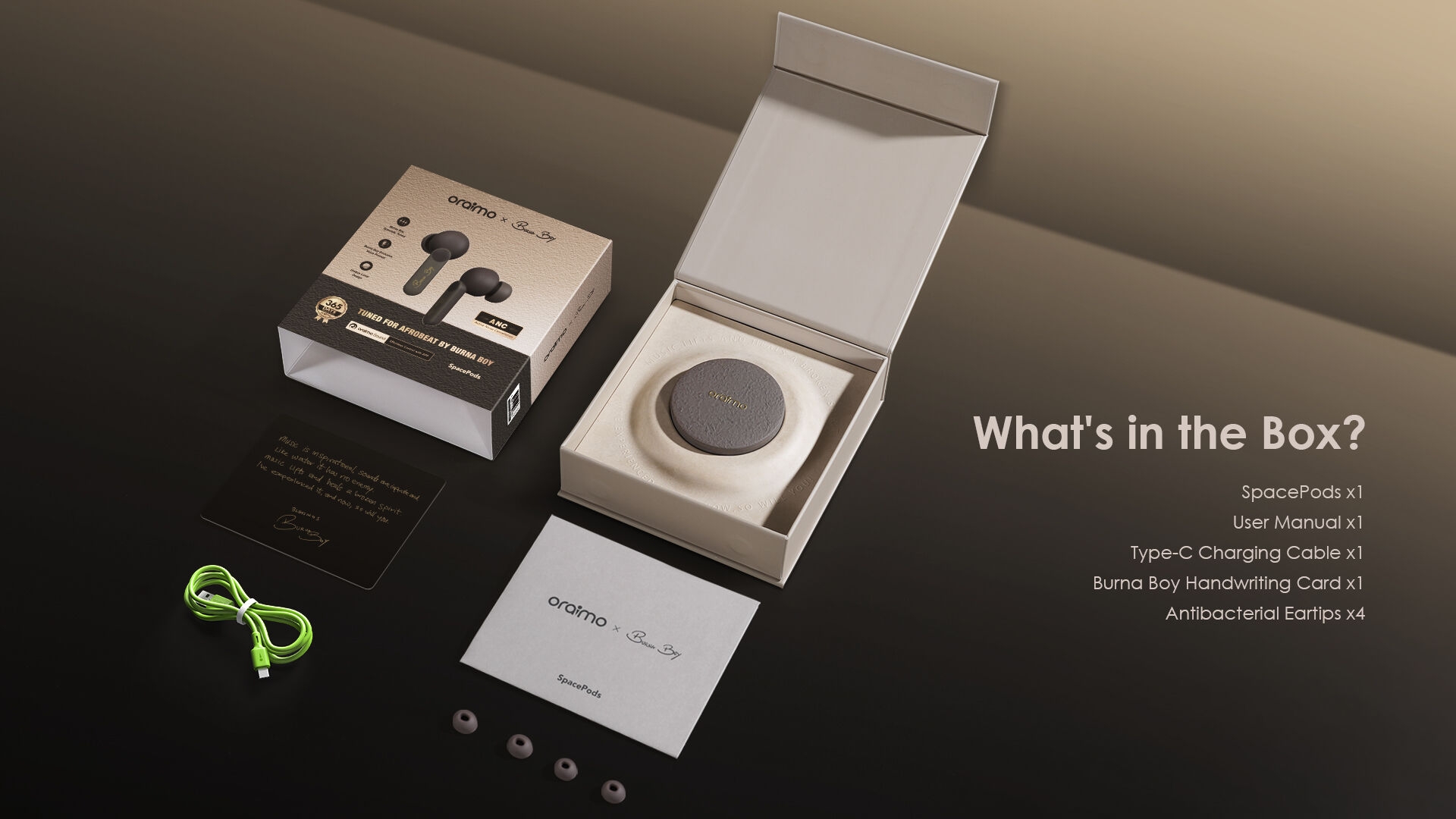Oraimo X Burna Boy SpacePods True Wireless Earbuds | Jumia Nigeria