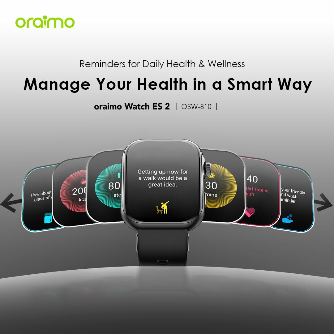 Oraimo 1.95" Amoled Screen Bluetooth Waterproof Smart Watch | Jumia Nigeria