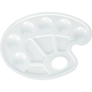 M&G Palette Paint Tray 10-Well APE97729, White