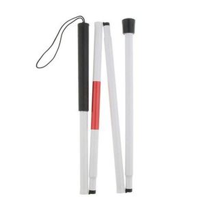 Generic Folding Blind Cane Walking Stick For The Blind Wrist Strip Anti ...