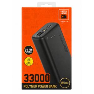New Age Fast & Strong 33000mAh Portable Power Bank