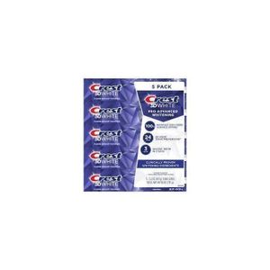 Crest 3DWhite PRO Advanced Toothpaste - 5.2 Oz - 5-count