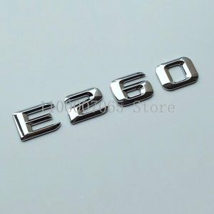 Generic Chrome Letters E200 E260 E300 E320 E350 E220d E400 E550 4Matic ...