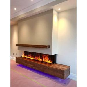 Generic 3D Electric Fireplace with Realistic Atomized