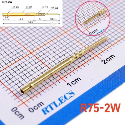 Generic 100Pcs Spring Loaded Test Probe P75 Series Bare PCB Testing ...