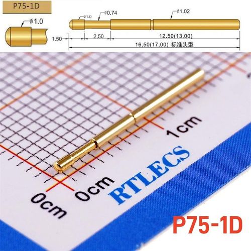 Generic 100Pcs Spring Loaded Test Probe P75 Series Bare PCB Testing ...