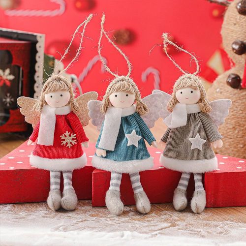 Generic Christmas Angel Hanging Doll Personalized Novelty Toys Wear Scarf Angel Figurines for Party Holiday Home NO5297 Jumia Nigeria