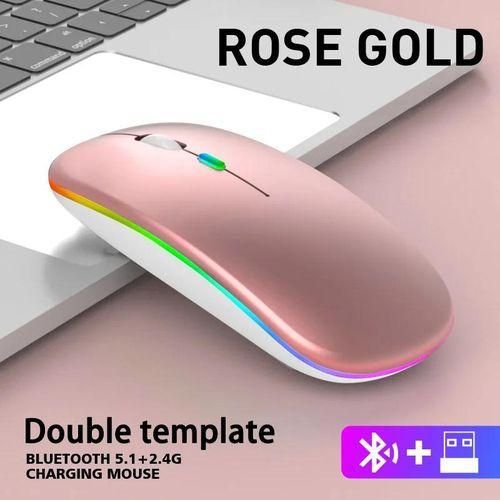 Generic 2.4G Bluetooth Wireless Mouse Portable Dualmode Led RGB Gaming ...