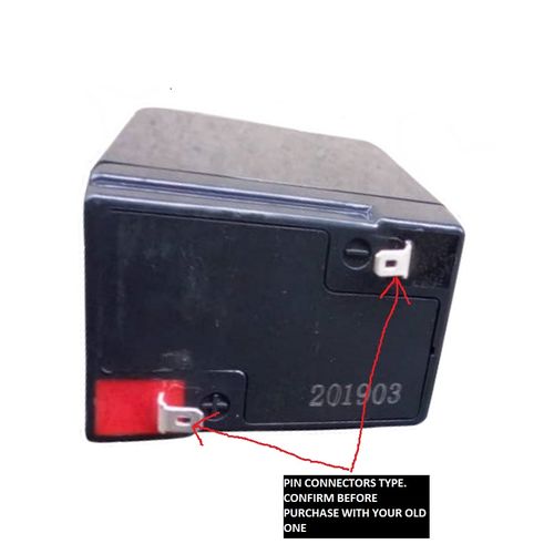 Qasa Rechargeable Fan Replacement Battery 6V 4.5Ah (Pin Type) – Nigeria ...