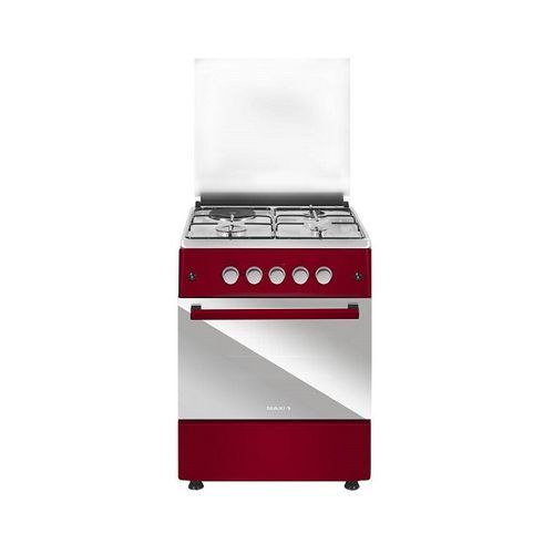 Maxi Free Standing Gas Cooker- MAXI 60x60 M4 (3+1) INOX RED | Jumia Nigeria