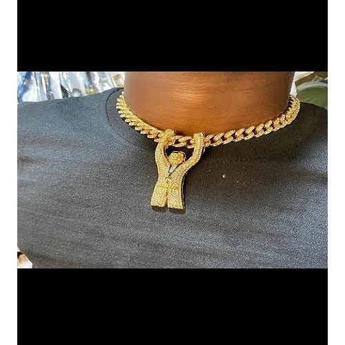 Fashion ICE Cuban Gold LINK CHAIN MEN Jumia Nigeria