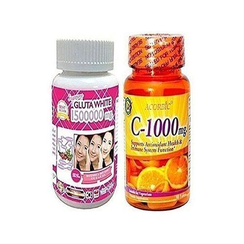 Generic Gluta White Glutathione Pills 1500000mg And Vitamin C - 1000mg ...