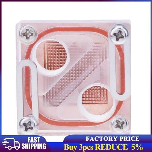 Generic Chipset Waterblock Computer Water Cooling Acrylic Transparent ...
