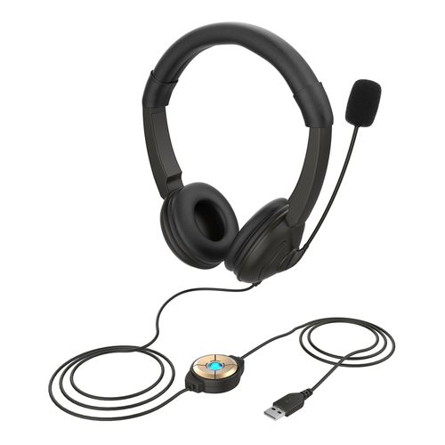 Generic USB Wired Headset With Noise Cancelling Microphone On Ear ...