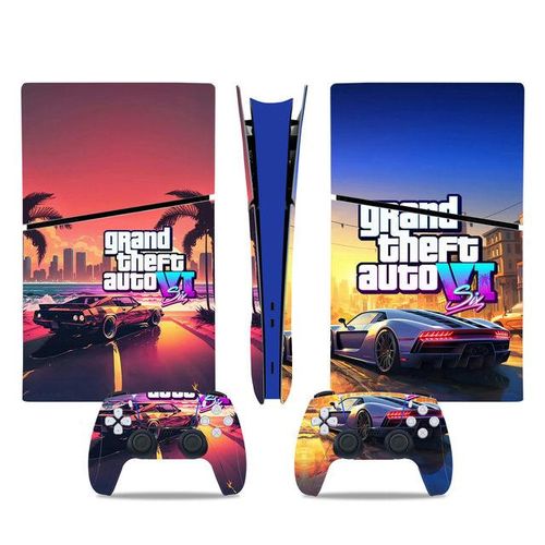 Generic Grand Theft Auto GTA 6 PS5 Digital Skin Sticker Decal Cover for ...