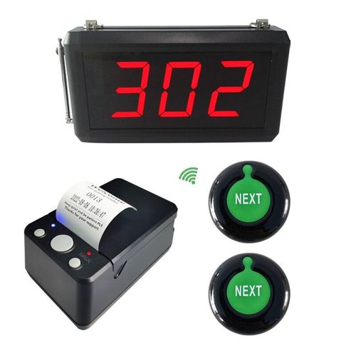 Generic Take A Number System Wireless Queue Management Syste-Digit ...