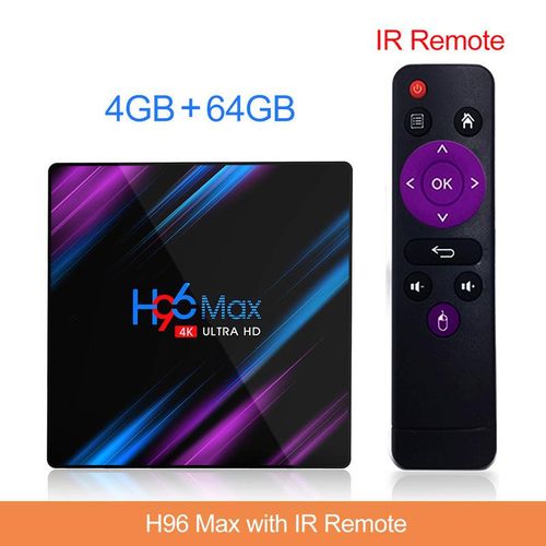 Generic H96 MAX Smart Android 11,0 RK3318 4GB RAM 64GB ROM 4K WiFi ...