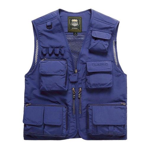 Generic Sky blue High Quality Outdoor Leisure Vest Men Photography ...