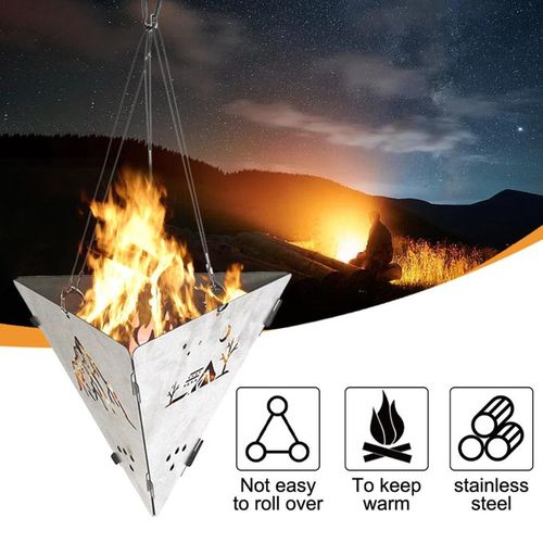 Generic Outdoor Stove Fire Pit Suspended Platform Detachable Wood ...