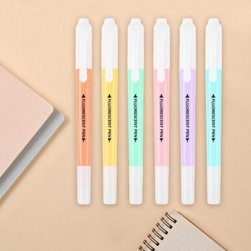 Generic Highlighter Pen 6 Pack Supply Set Colours DIY Album Making ...