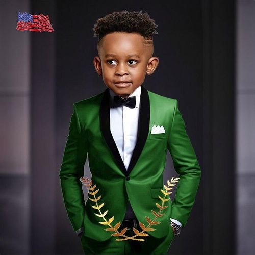 Fashion Black Boys Suits 2 Piece Set Formal Wedding Tuxedo Clothes for Kids Velvet Shawl Lapel Blazer Child Jumia Nigeria