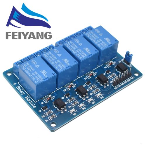 Generic 10pcs 4 Channel Relay Module 4-channel Relay Control Board With ...