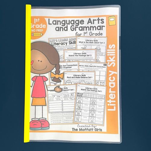 Generic 1st Grade English Language Arts and Grammar Reading Writing ...