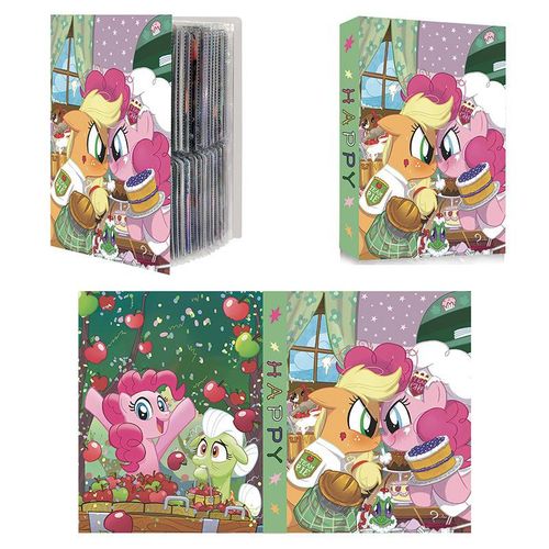 Generic 240PCS My Little Pony Card Album Map Letter Folder Binder ...