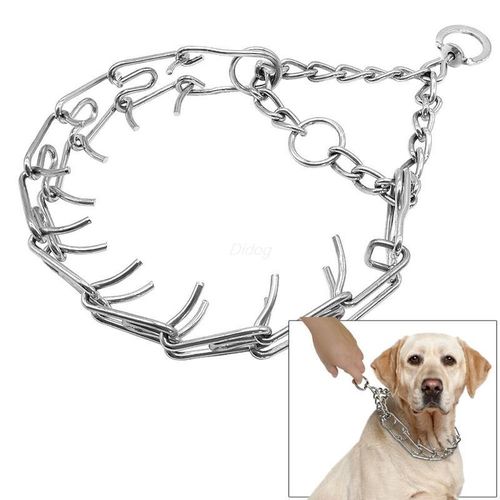 Generic Professional Metal Pinch Dog Training Chain Collar Prong Pet Choke Collars Jumia Nigeria