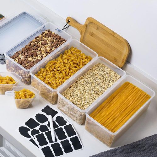 Generic Durable Plastic Food Storage Box Grain Storage Jar Kitchen ...
