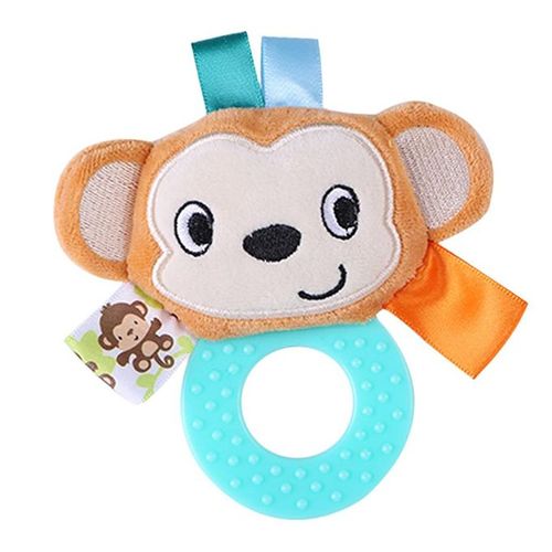 Generic Cute Baby Plush Animal Rattles Teether For Kids Early Monkey ...