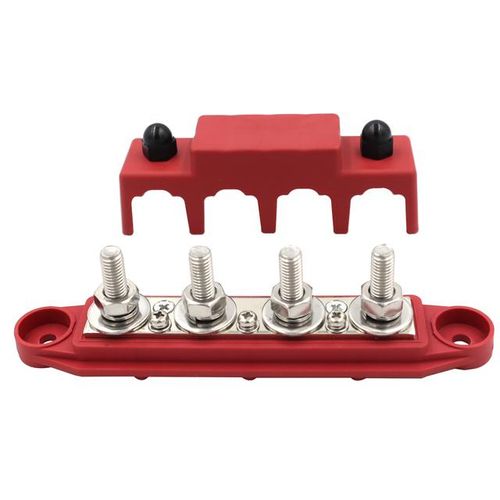 Generic Dc 48v 250a 4 Terminal Studs Busbar Powerterminal Block M8 M10 ...
