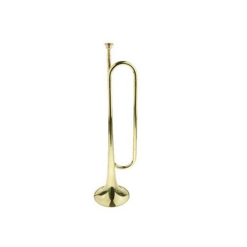 Generic Brass Bugle, B Flat Cavalry Trumpet, Musical Instrument For ...