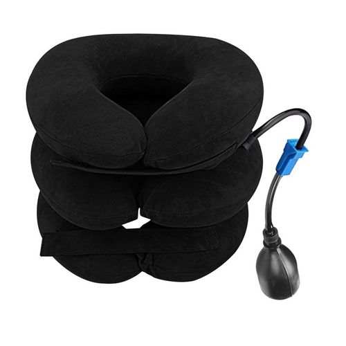 Generic Neck Stretcher Inflatable 3 Tubes Air Neck Traction Apparatus ...