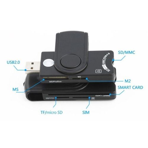 Generic SCR10 USB2.0 Smart Card/SD/TF/M2/MS/SIM Card | Jumia Nigeria