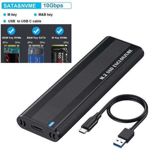Generic M.2 SSD Enclosure USB3.2 GEN2*2 20Gbps E M.2 SSD Case MAX 4TB ...