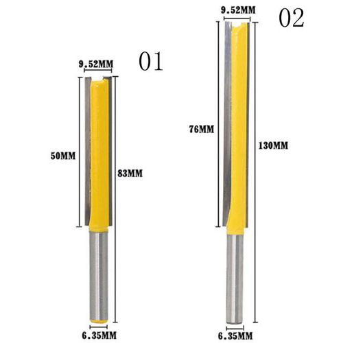 Extra long flush trim router bit store