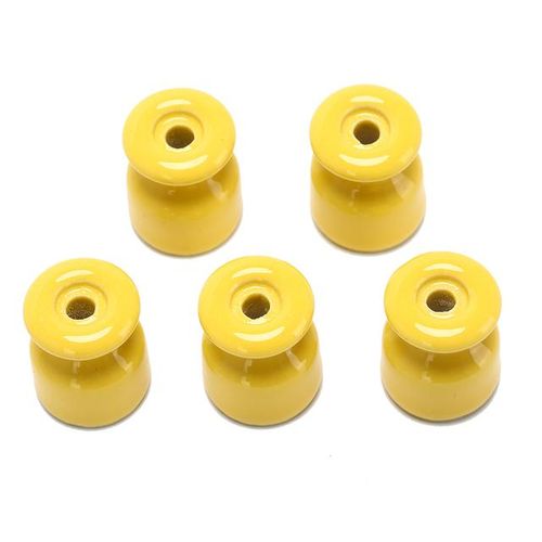 Generic 5Pcs/lot Porcelain Insulator for Wall Wiring Ceramic Insulators ...