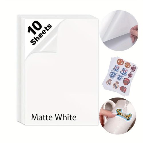 Generic 10 Sheets Transparent Printable Vinyl Sticker Paper A4 | Jumia ...