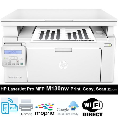Hp LaserJet Pro MFP M130nw Printer For Business(Print/Scan/Copy ...