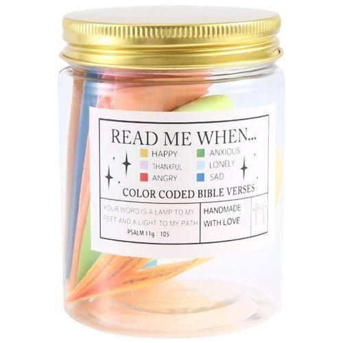 Generic Jesus Scripture Jar Bible Verses Scripture Jar Color Coded ...