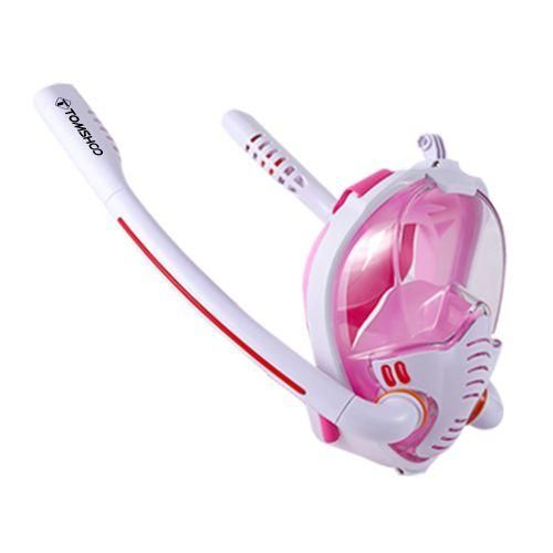 TOMSHOO Full Face Snorkel Mask With Dual Breathing Tube Design | Jumia ...