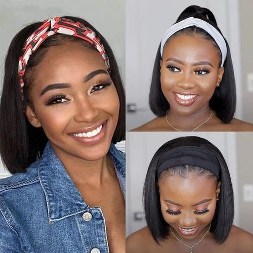 Short headband wigs store