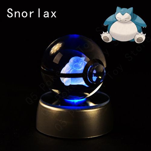 Generic Pokemon 3D Crystal Ball Pikachu Gengar Mew Mewtwo Figurines ...