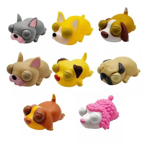 Generic Dog Eye Popping Squeeze Toys Novelty Squinting Dog Popping-Out ...