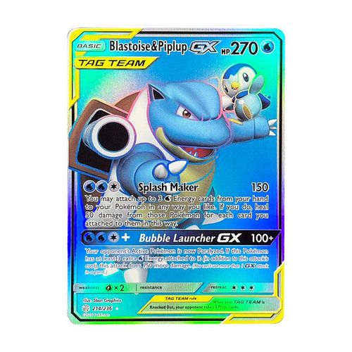 Generic PKM Cards Holographic Charizard Ex GX Rainbow Blastoise VMAX ...
