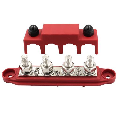 Generic Dc 48v 250a 4 Terminal Studs Busbar Powerterminal Block M8 M10 ...