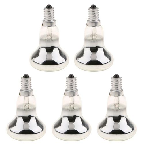Generic 5-Piece R50 Reflector Tungsten Filament Spotlight Bulb Lamp Ses ...